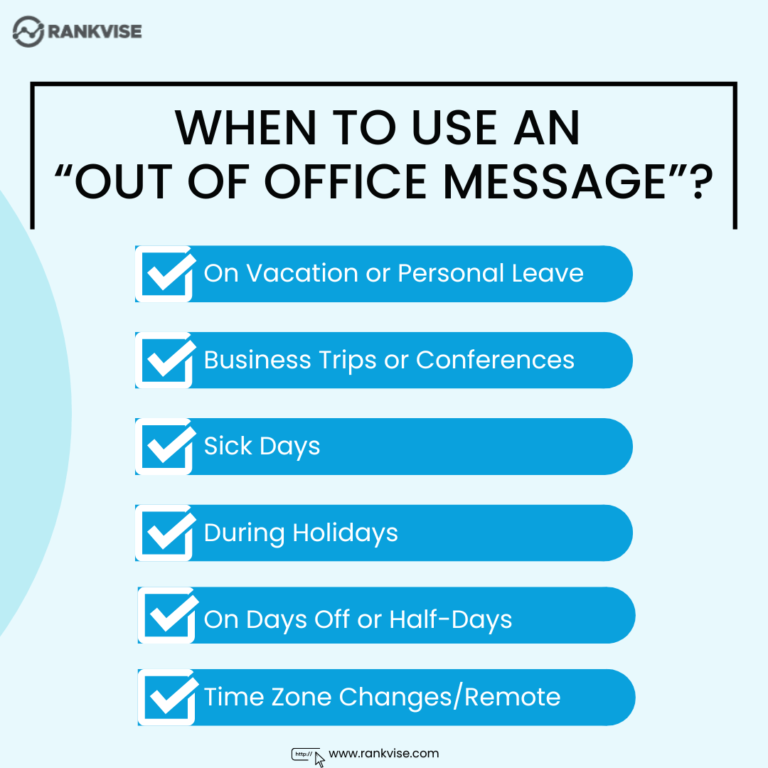 20+ Out of Office Message (Ready To Use Templates)
