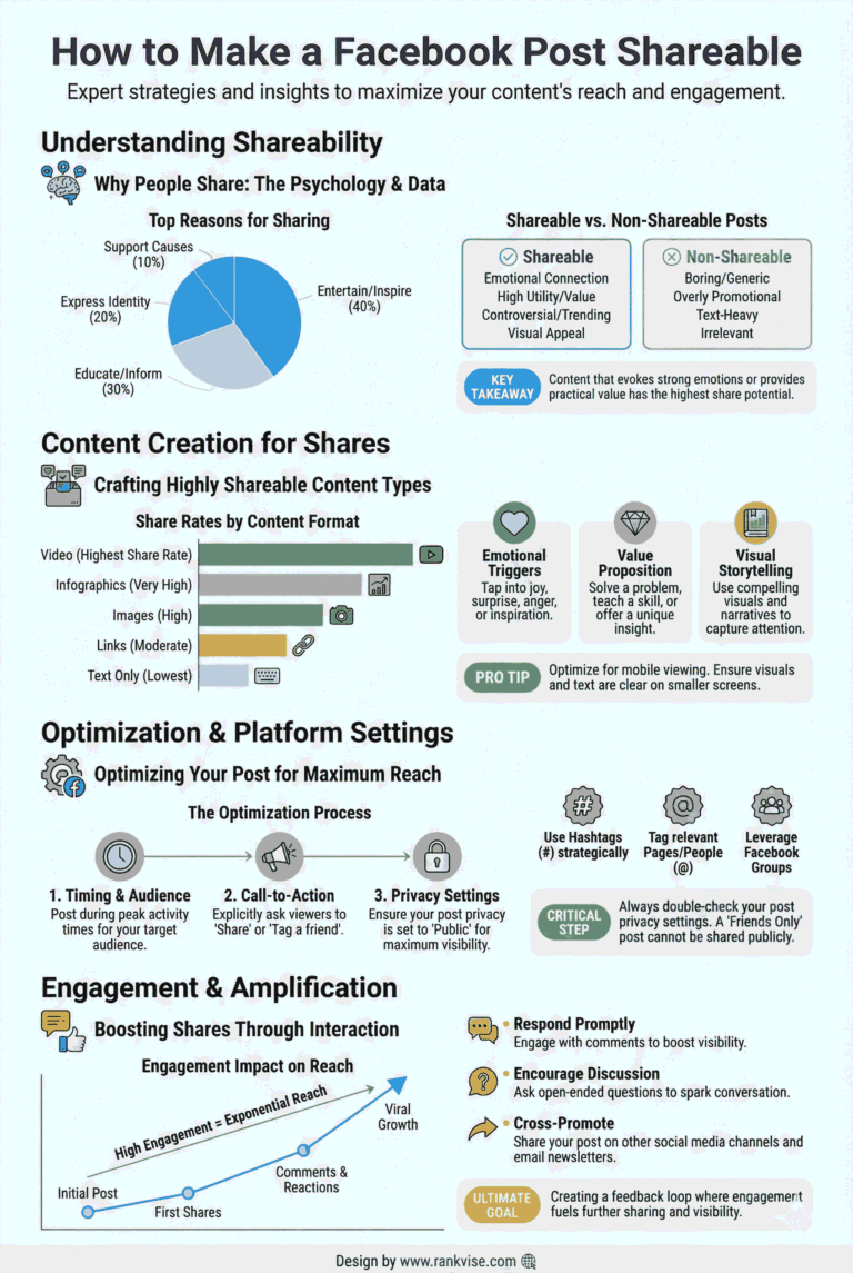 How to Make a Facebook Post Shareable (2026 Guide)