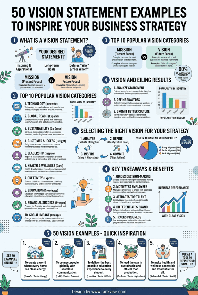 50 Vision Statement Examples to Inspire Your Brand
